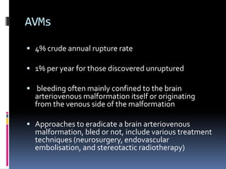 brain AVMs | PPTX