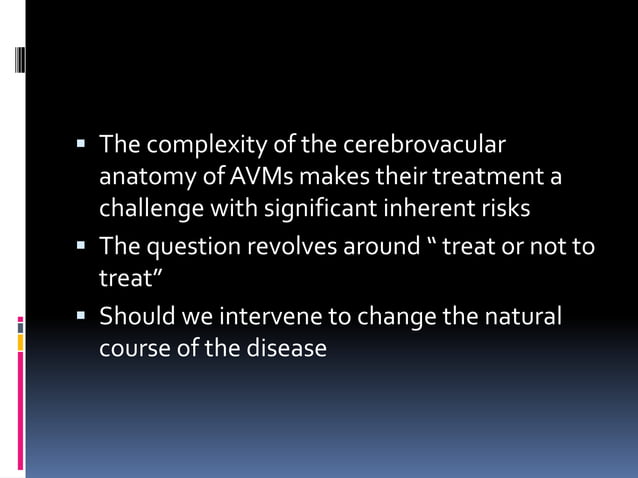 Brain Avms Ppt