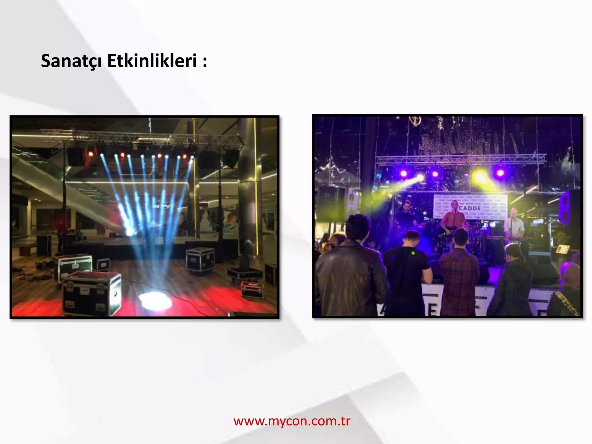 Mycon Podyum-Sahne-Teknik Avm Etkinlikleri Sunumu | PPTX