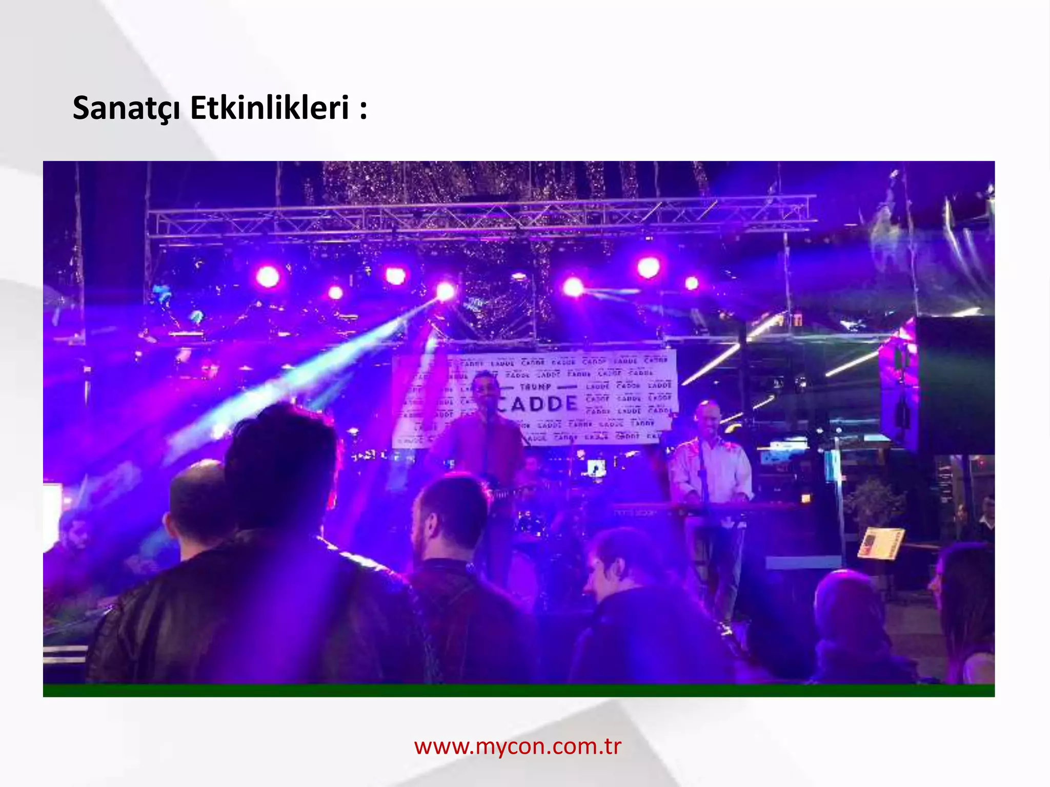 Mycon Podyum-Sahne-Teknik Avm Etkinlikleri Sunumu | PPTX