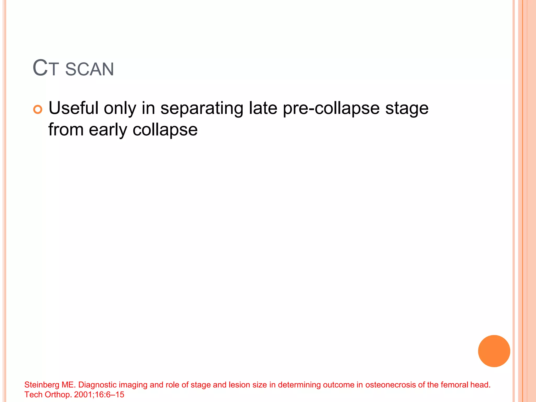 Avascular Necrosis of the Femoral Head | PPTX