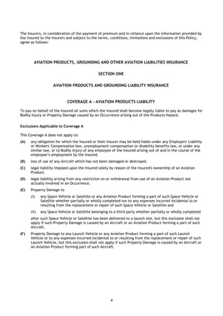 Avn 98 aviation products grounding and other aviation liabilities ...