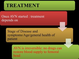 AVASCULAR NECROSIS OF HIP (AVN HIP) | PPTX