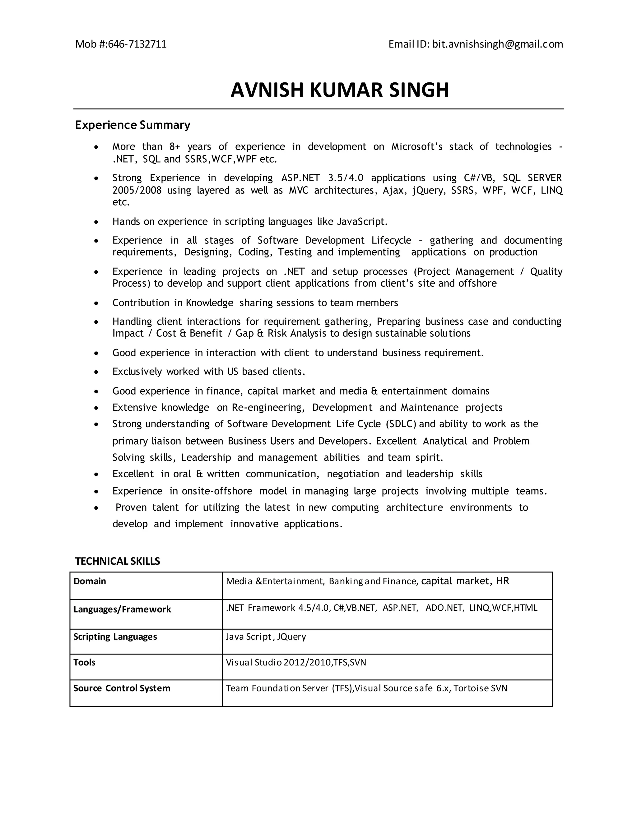 Avnish kumar singh | PDF