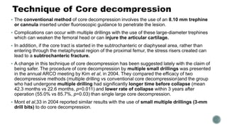 Management of Avascular Necrosis of femoral head at Pre-Collapse stage ...