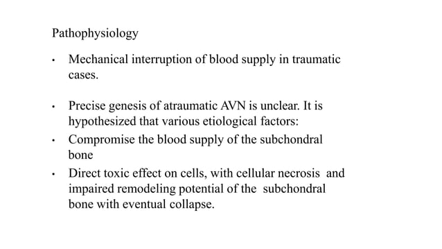 Avn of femoral head | PPTX