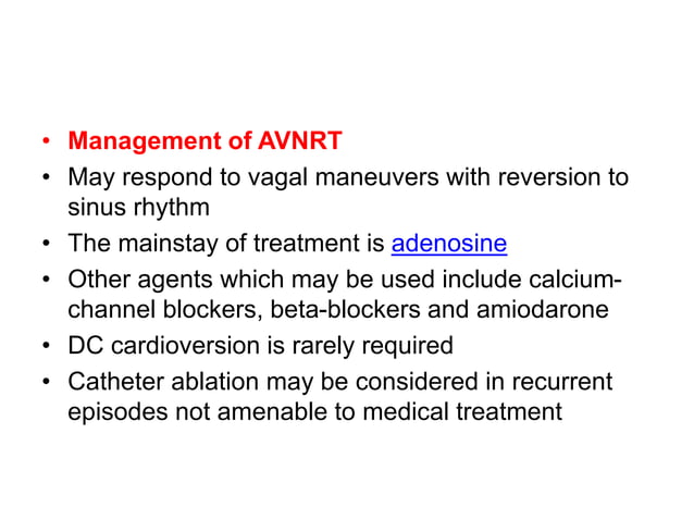 AVNRT,TYPES AND HOW TO INTERPRET IN ECG? | PPT