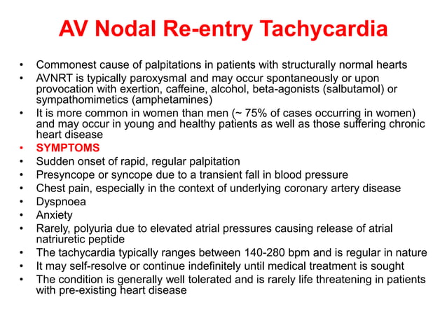 AVNRT,TYPES AND HOW TO INTERPRET IN ECG? | PPT