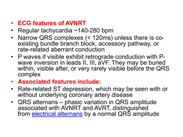 AVNRT,TYPES AND HOW TO INTERPRET IN ECG? | PPT