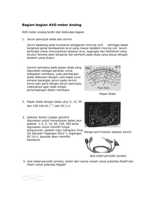 Avo meter-word1 | DOC