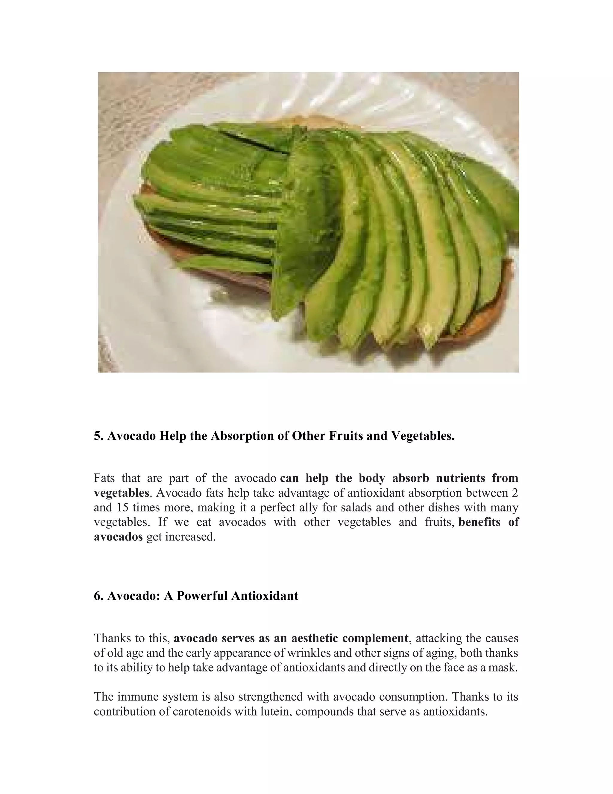 Avocado calories half and benefits of avocado | PDF