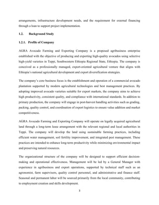 Avocado Farming and Exporting Project Proposal (Investment Proposal) in ...
