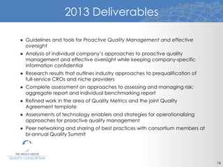 Avoca Quality Consortium Overview | PPTX