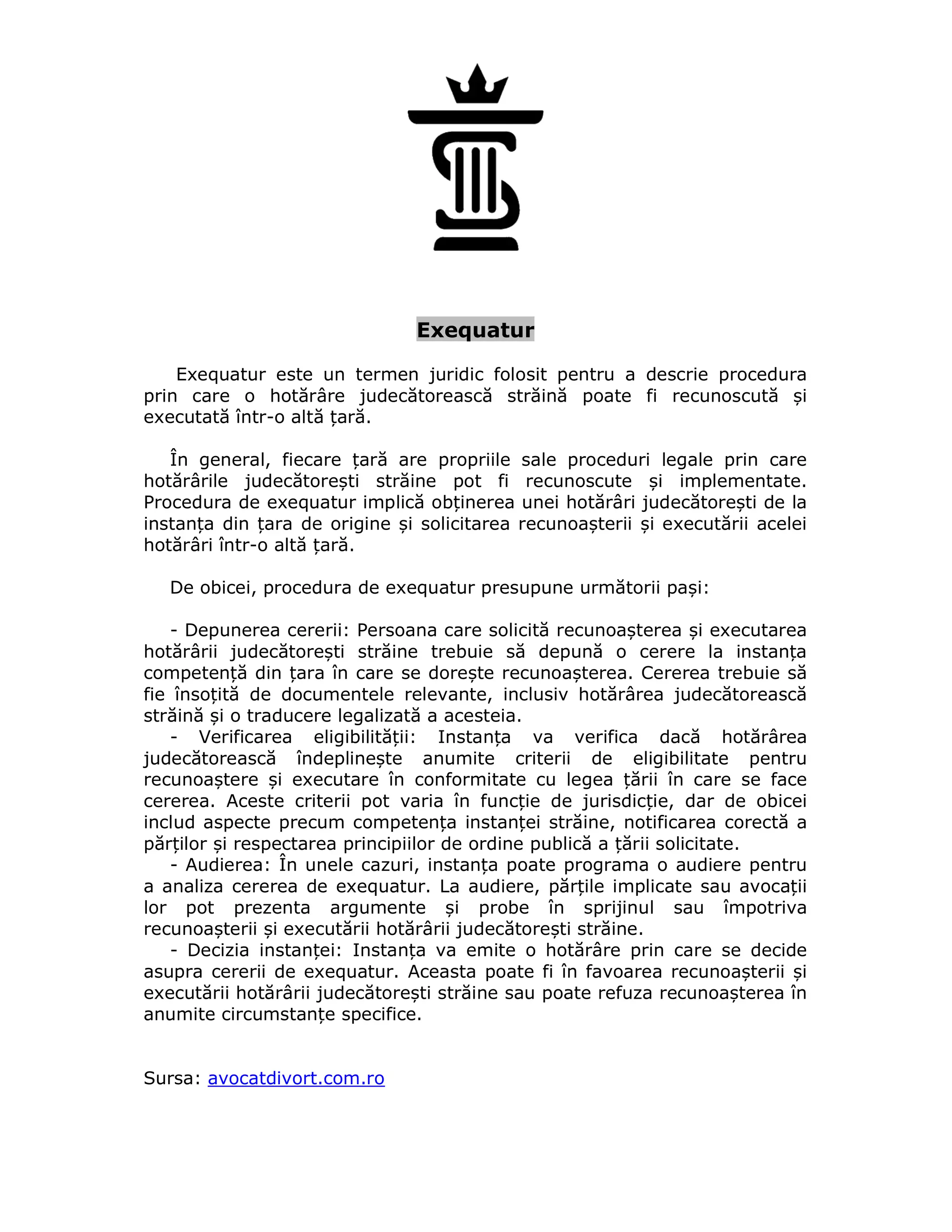 Avocat Divort Exequatur | PDF