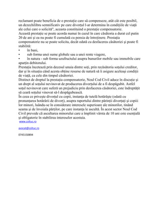 Avocat divort | DOCX