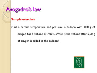 Avogadro's law | PPT