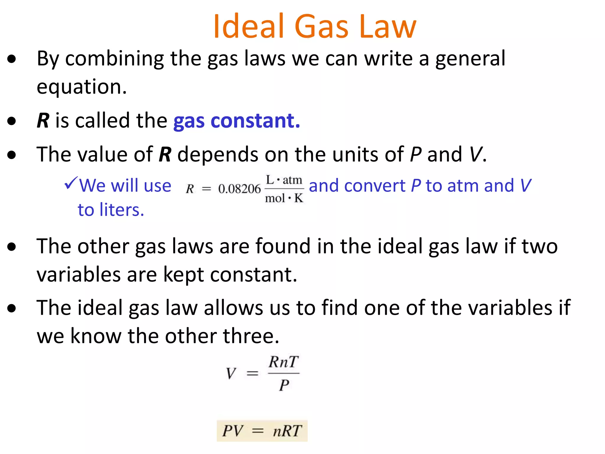 Avogadros law and Ideal Gas Law.ppt