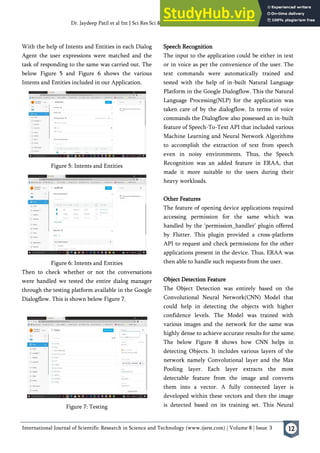 A Voice Based Assistant Using Google Dialogflow And Machine Learning | PDF