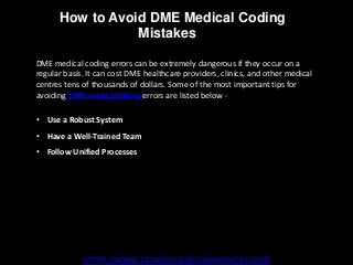 Avoidable Errors during DME Billing & Coding Services.pdf