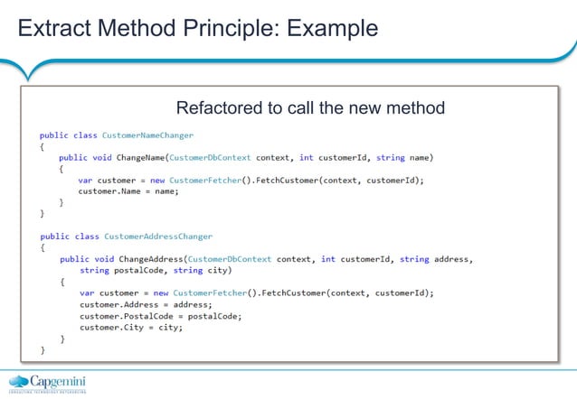 Avoid Code Duplication Principles And Patterns Ppt 0771
