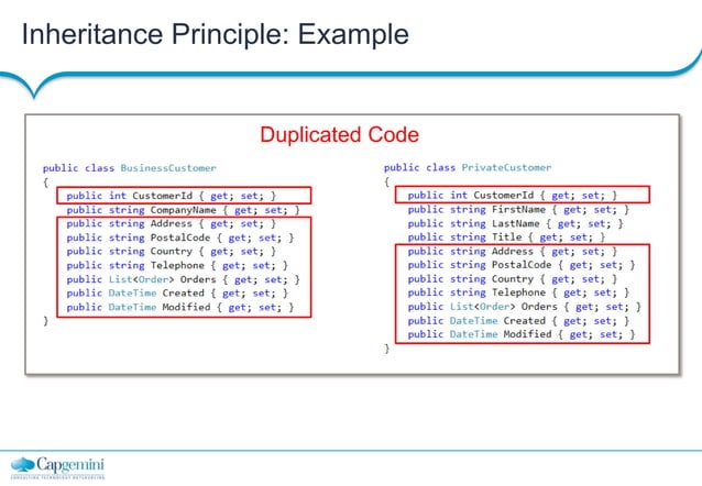 Avoid code duplication! Principles & Patterns | PPT