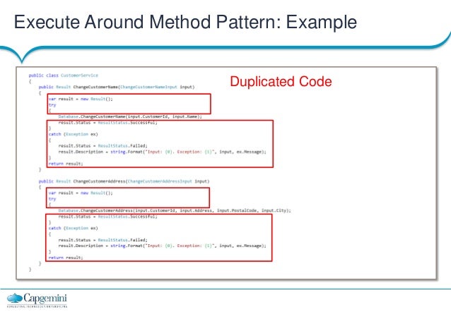 Avoid Code Duplication Principles And Patterns