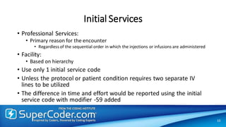 Avoid Confusion on Infusions! Infusion and Injection Coding Tips and Tricks | PDF