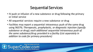 Avoid Confusion on Infusions! Infusion and Injection Coding Tips and Tricks | PDF