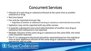 Avoid Confusion on Infusions! Infusion and Injection Coding Tips and Tricks | PDF