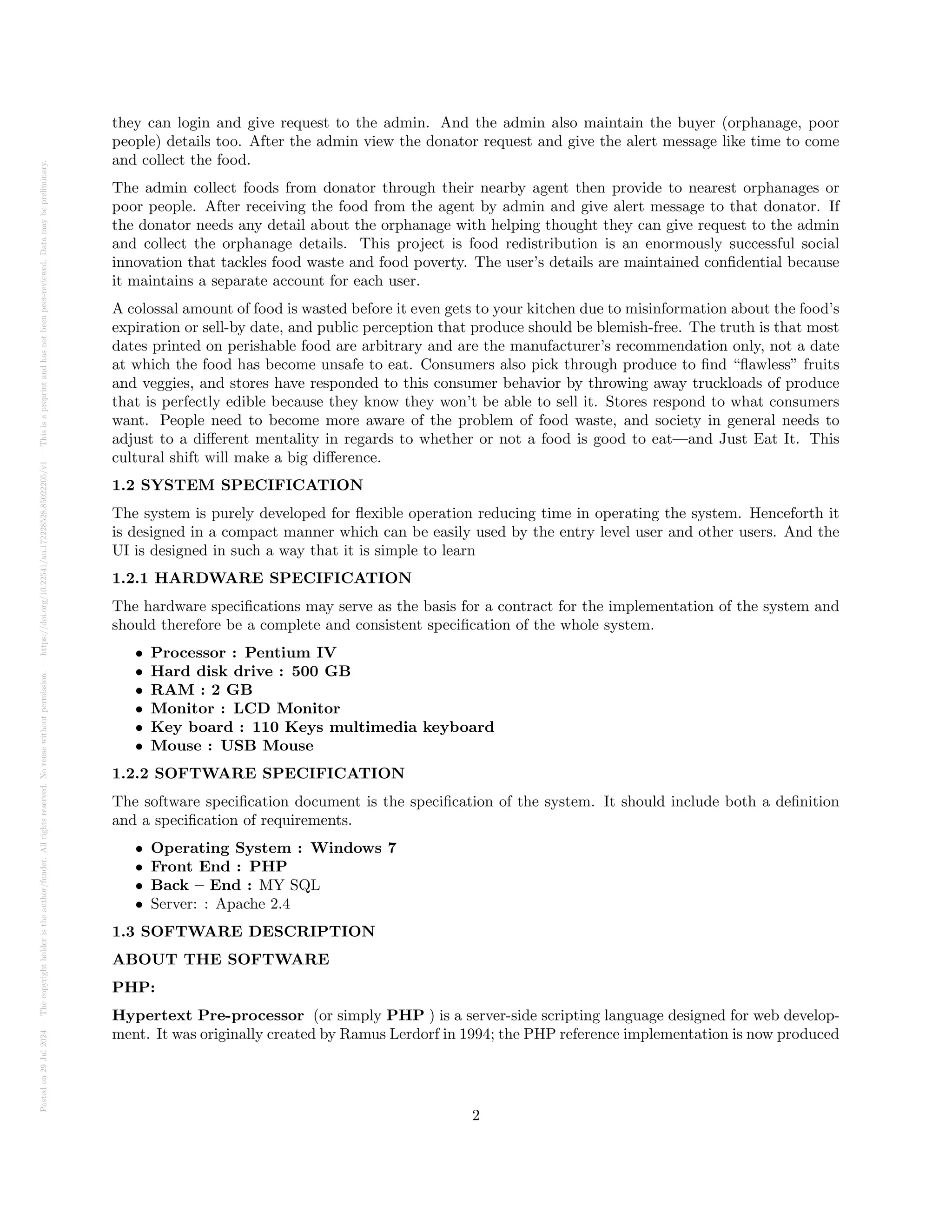 Avoid food waste management system project.pdf
