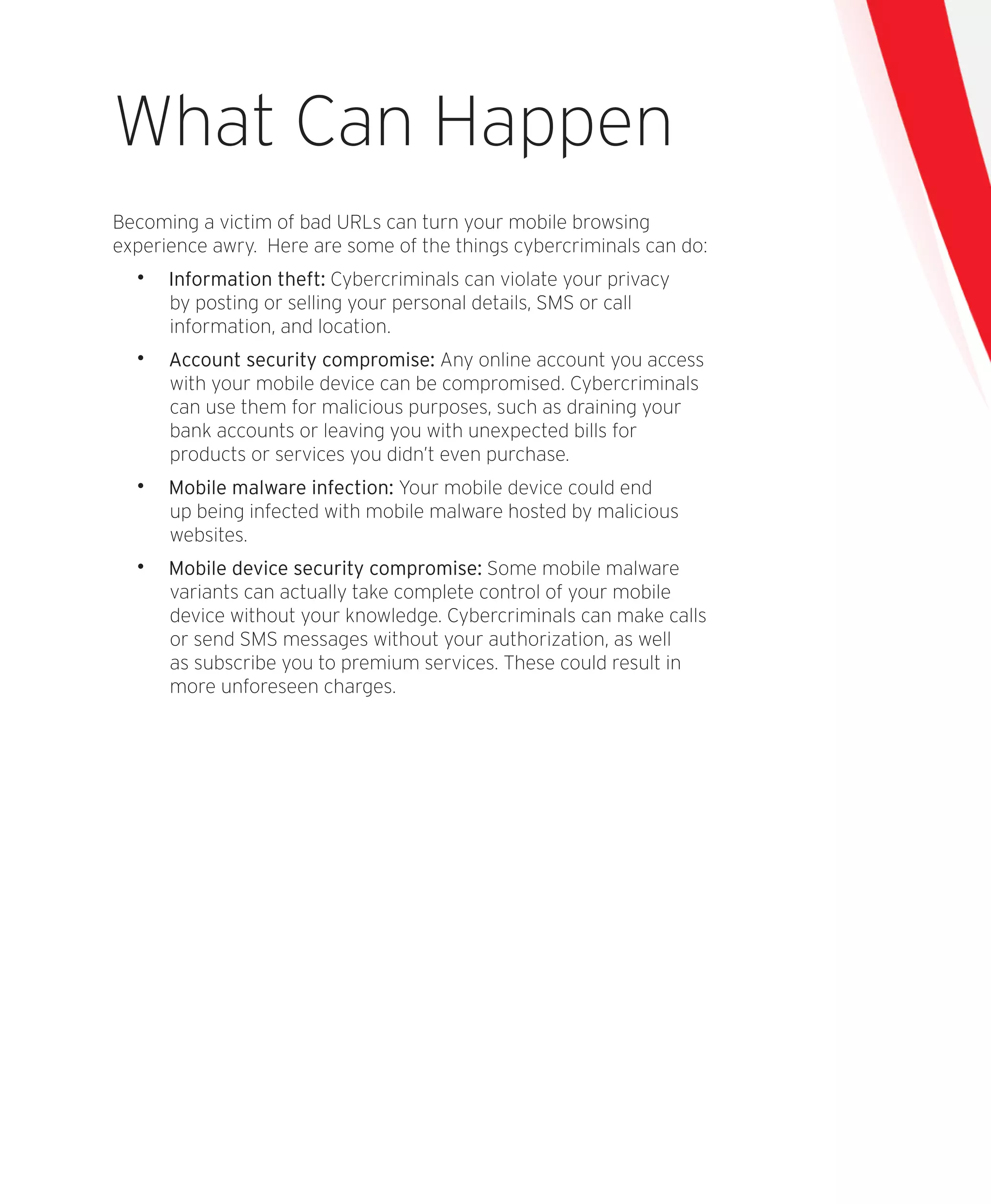 Avoiding Bad URL's In the Mobile Web | PDF