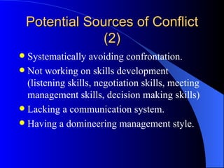 Avoiding Conflict In Communication | PPT