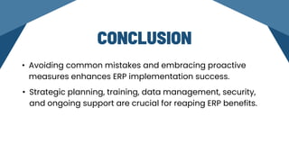 7 Common Mistakes During ERP Implementation for SMEs | PPT