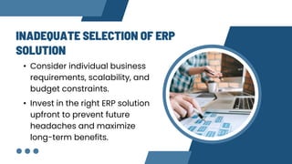 7 Common Mistakes During ERP Implementation for SMEs | PPT