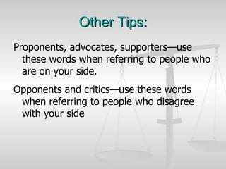 Avoiding Absolute Words | PPT