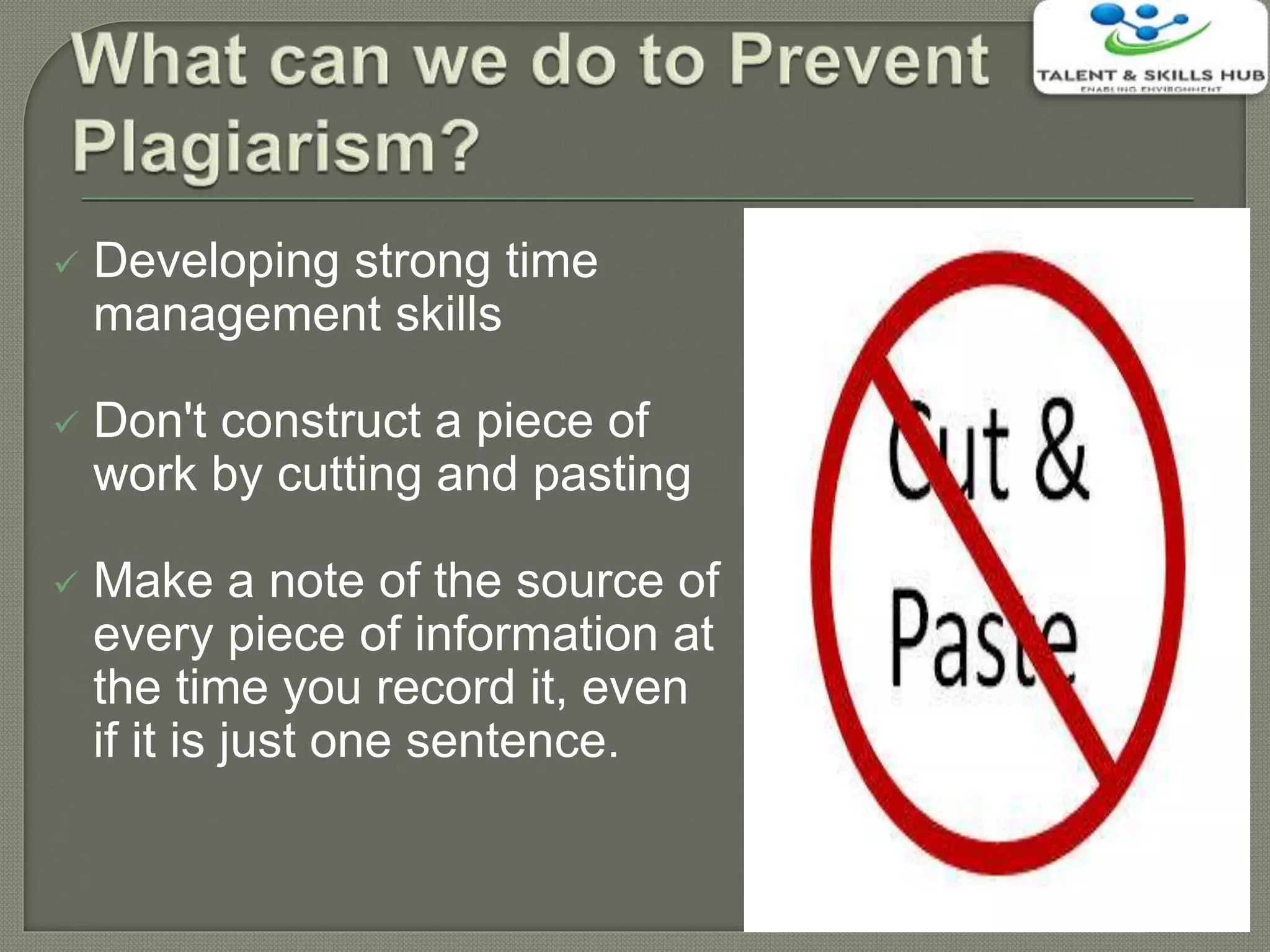 Avoiding academic misconduct | PPT