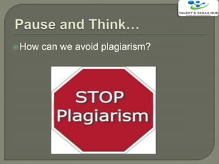 Avoiding academic misconduct | PPTX