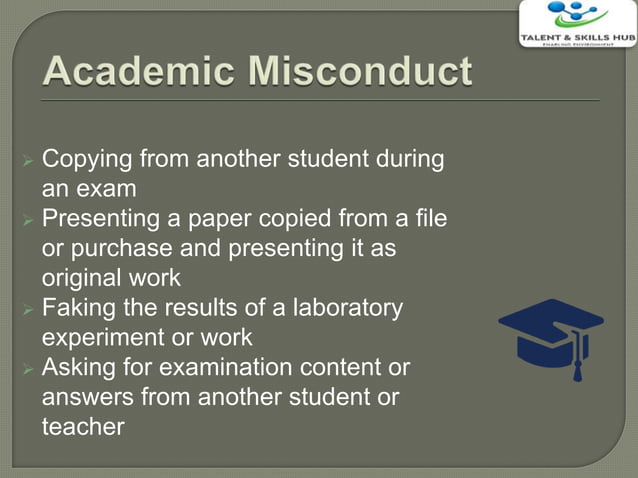 Avoiding academic misconduct | PPT