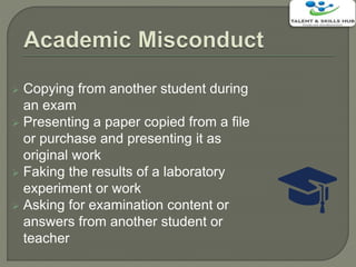 How to Avoid Academic Misconduct | PPTX