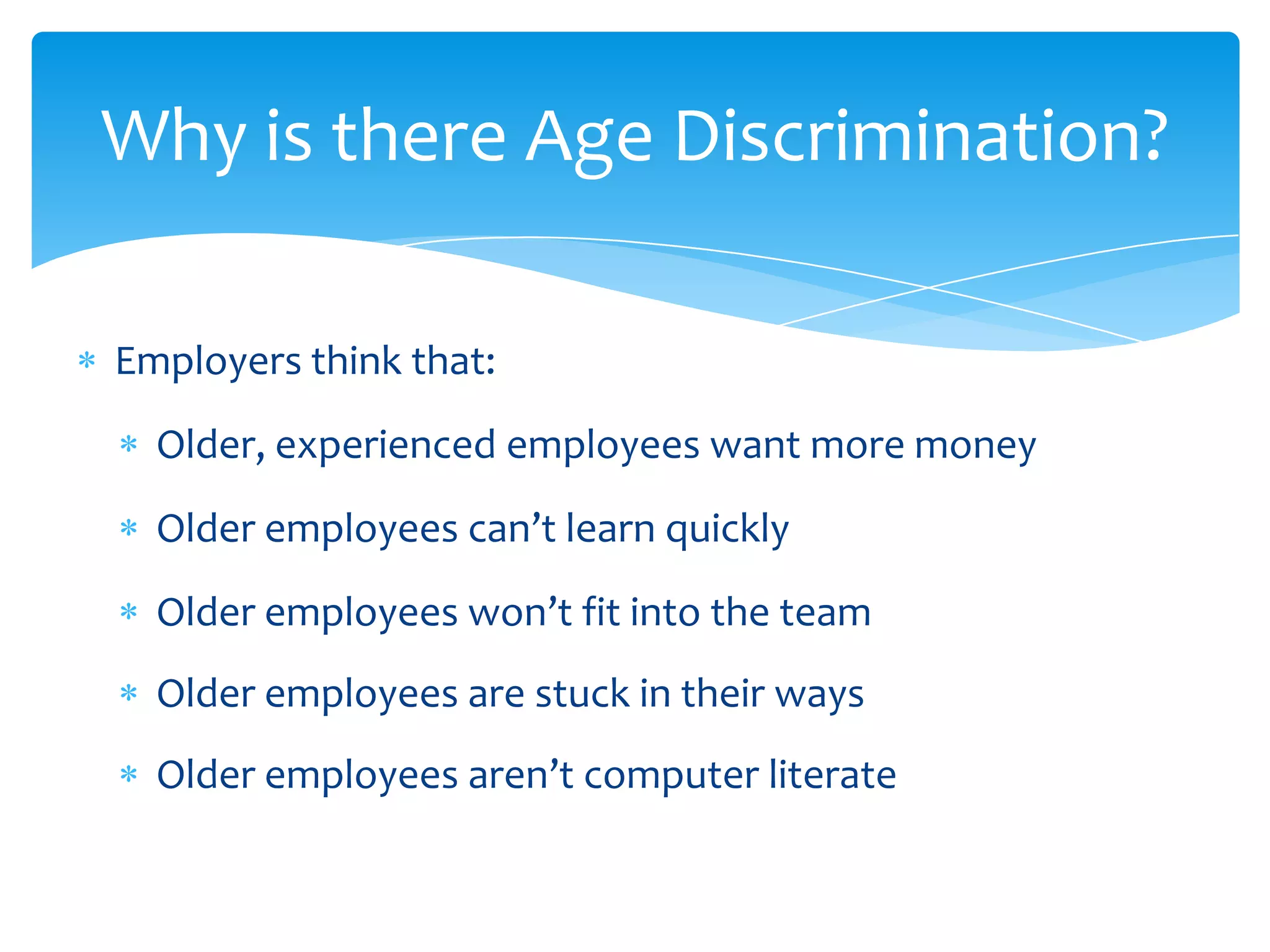 Avoiding age discrimination | PPTX