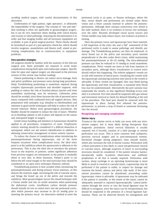 Avoiding and Managing Complications During Gynaecological Surgery | PDF