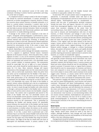 Avoiding and Managing Complications During Gynaecological Surgery | PDF