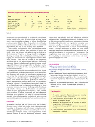 Avoiding and Managing Complications During Gynaecological Surgery | PDF