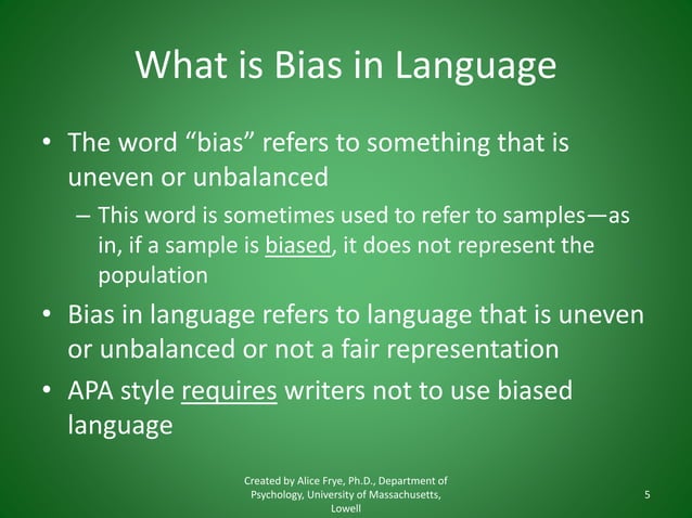 Avoiding Bias in Language__tcm18-117647.pptx