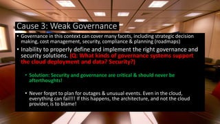 Avoiding Cloud Computing Planning & Implementation Failure | PDF