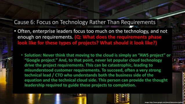 Avoiding Cloud Computing Planning & Implementation Failure | PDF