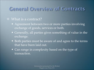 Avoiding Common Contract Pitfalls | PPT