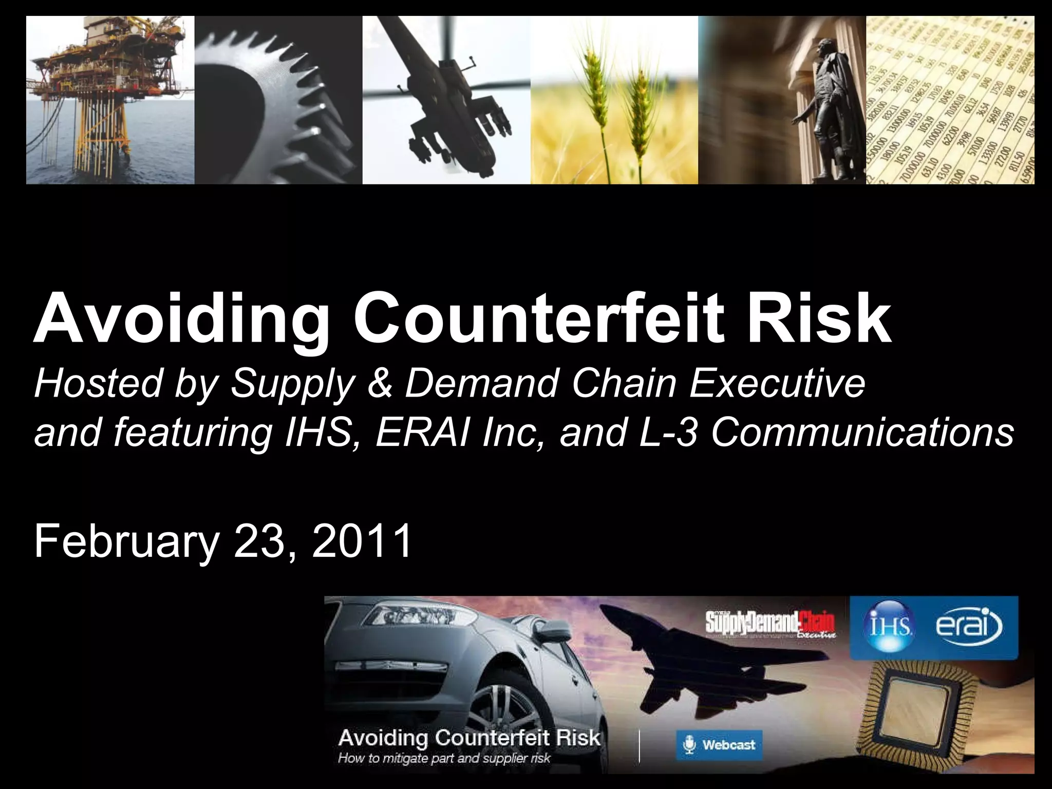 Avoiding Counterfeit Risk | PPT