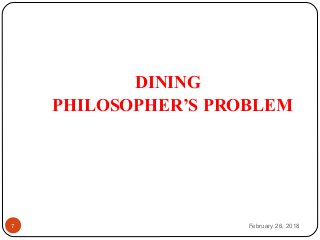 Avoiding dead lock in embedded systems | PPT