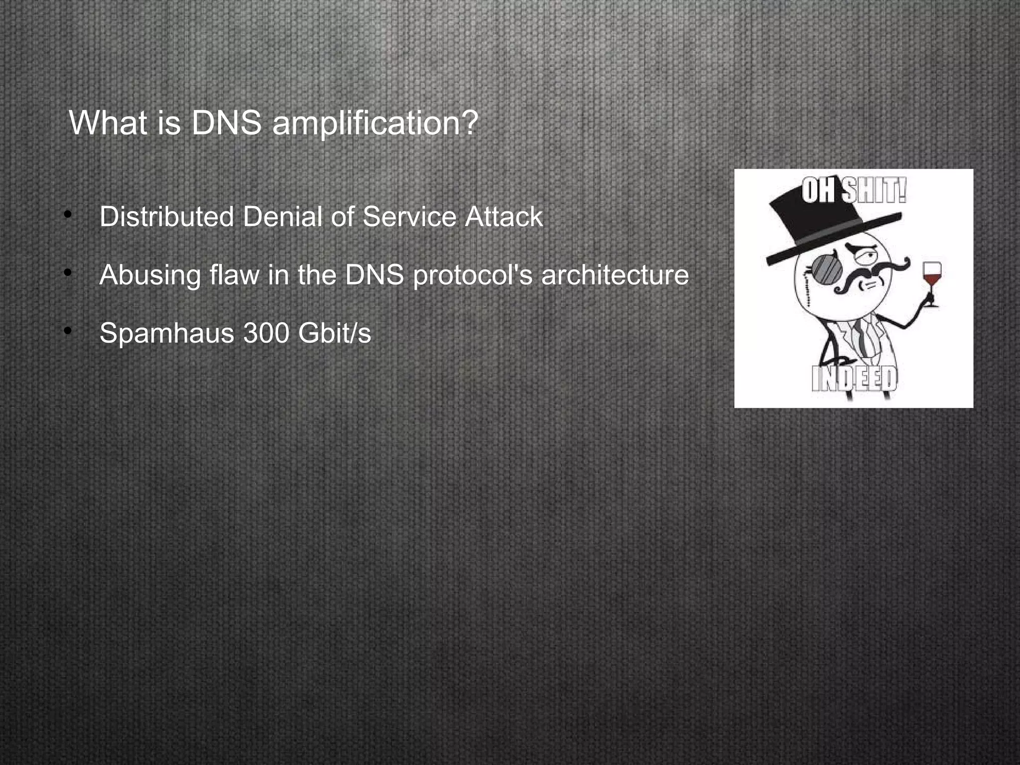 Avoiding dns amplification attacks | PPT | Computer Networking | Computing
